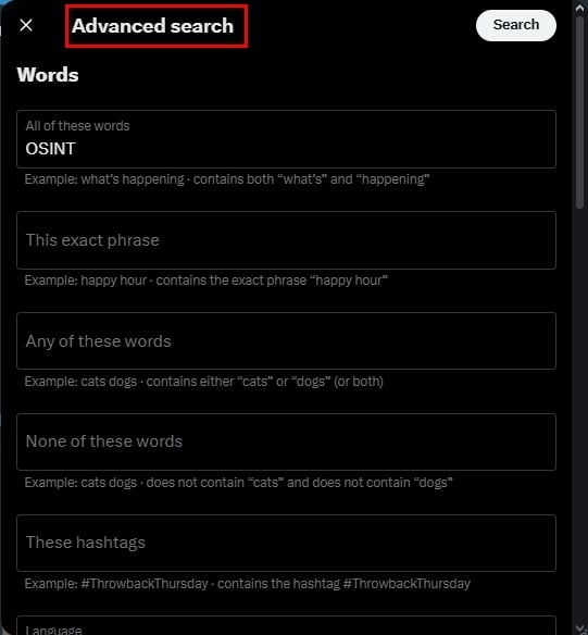 The Twitter/X OSINT Investigation Guide